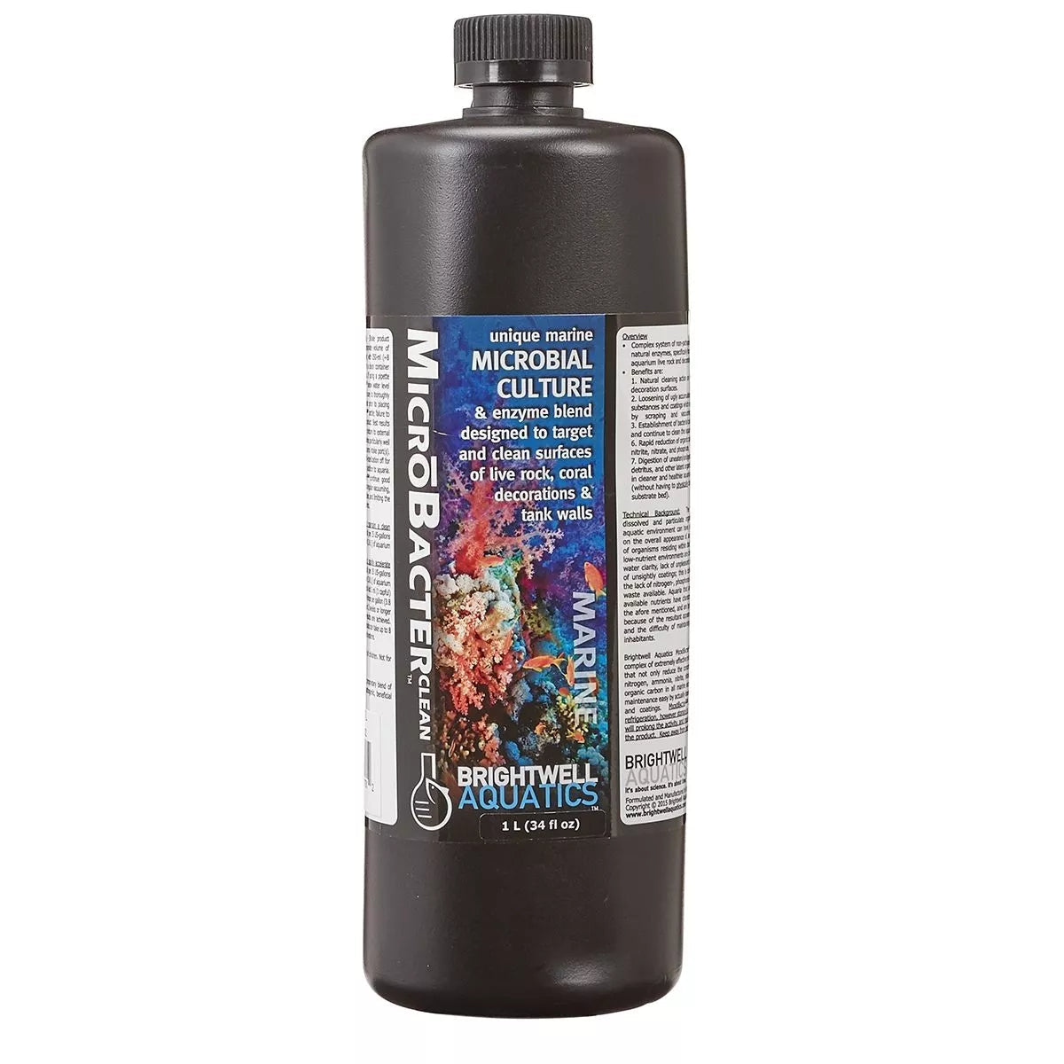 Brightwell Aquatics MicroBacterClean 1 Litre – Total Aquatics Inc.