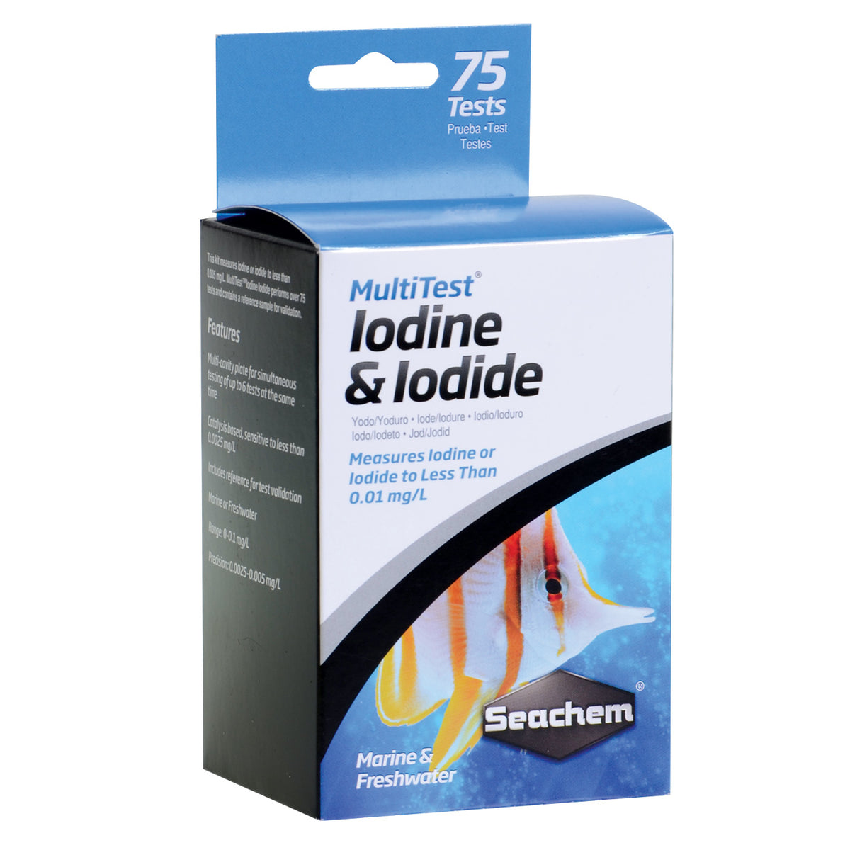 Seachem MultiTest - Iodine/Iodide - 75+ Tests – Total Aquatics Inc.